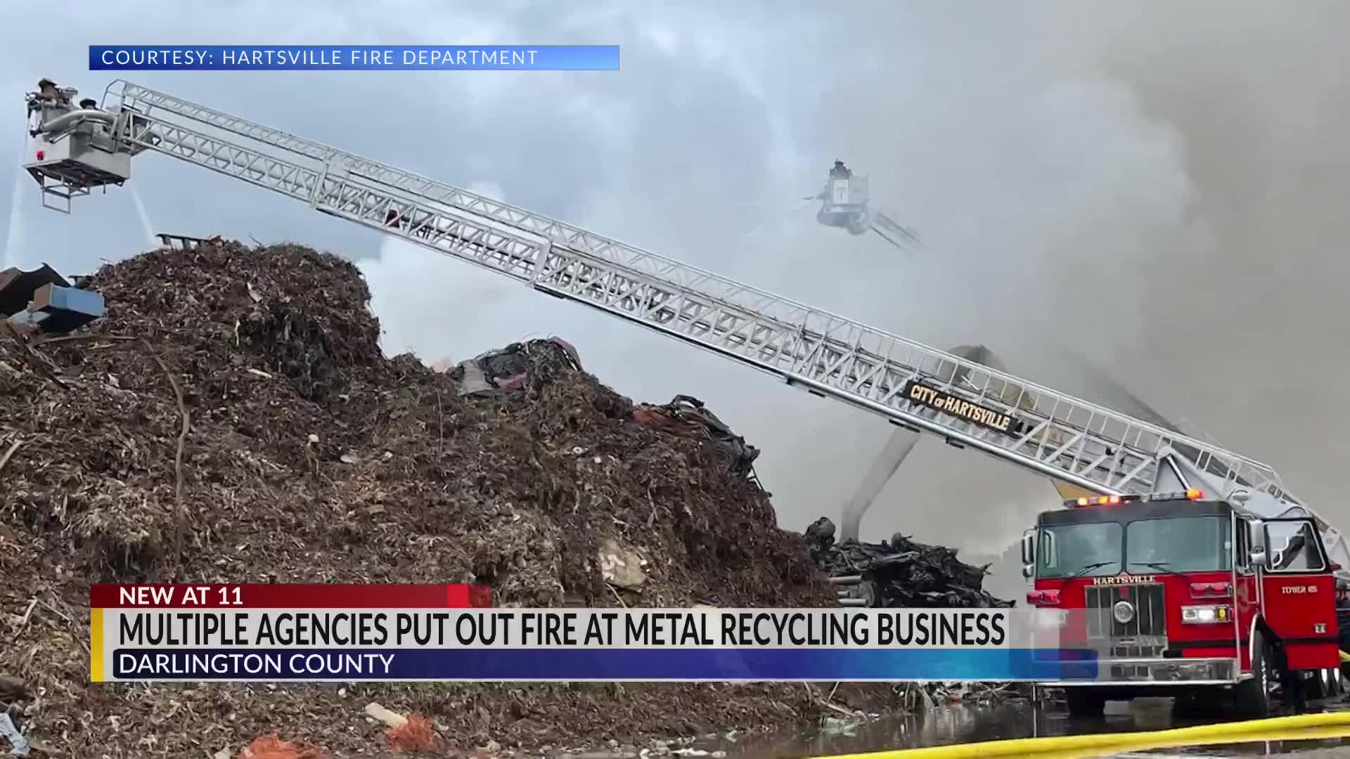 Crews put out ‘massive’ fire at Darlington Co. business – WBTW