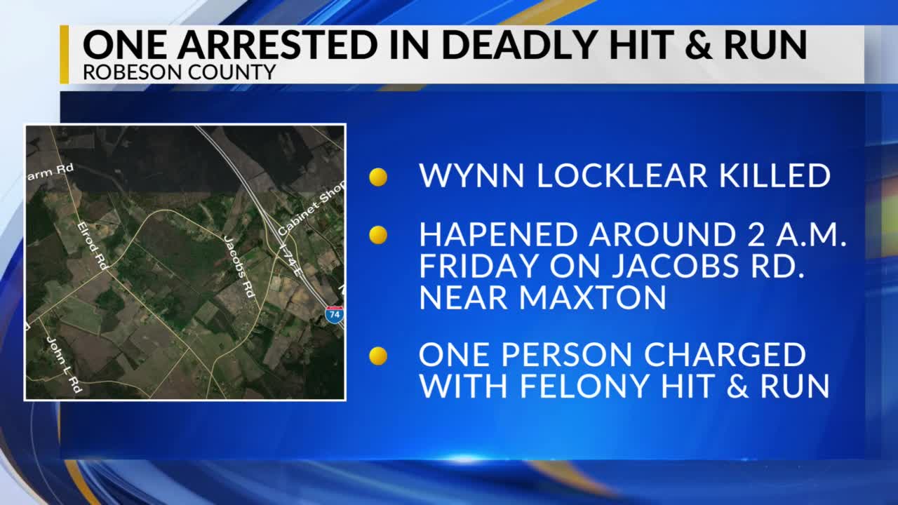 Suspect Arrested In Deadly Robeson Co Hit And Run Wbtw
