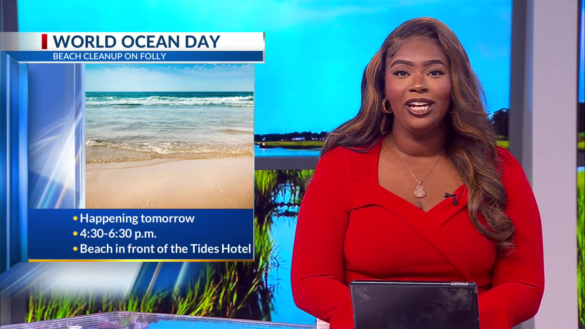 World Ocean Day celebration with cleanup on Folly Beach – WCBD News 2