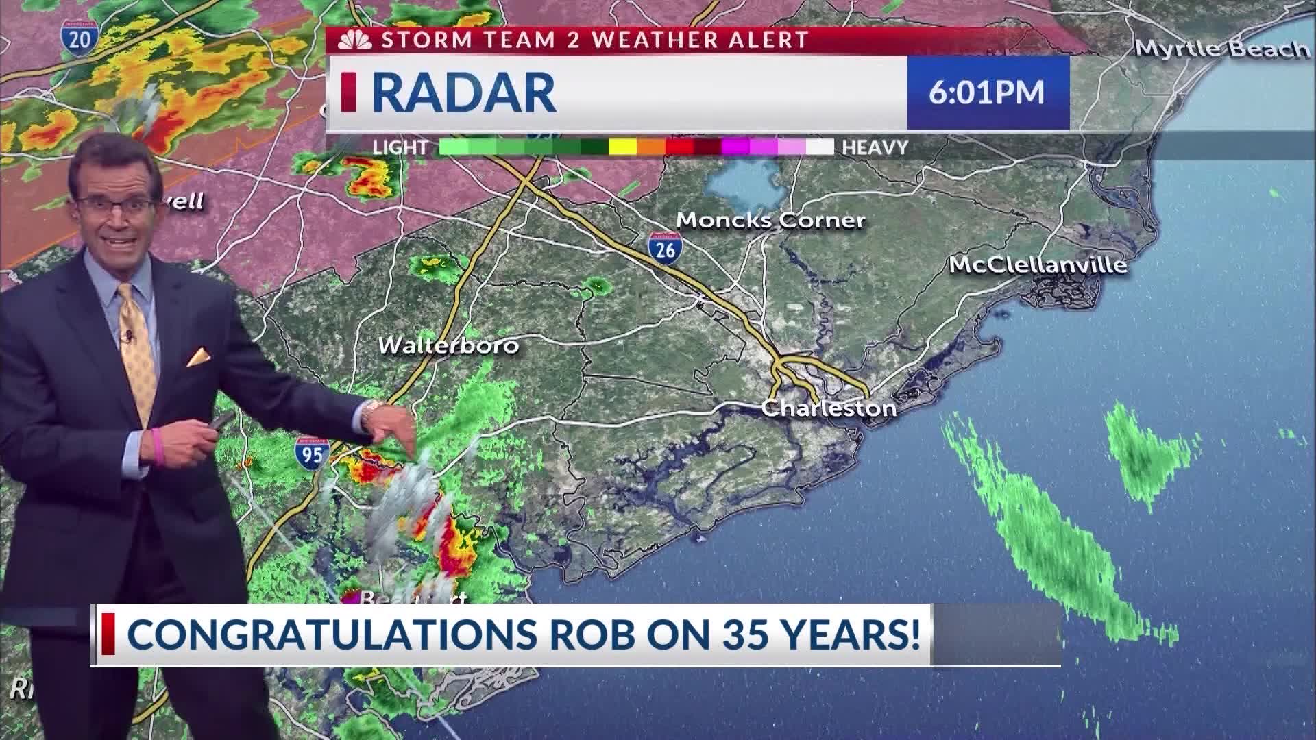 Celebrating Rob Fowler’s 35th anniversary – WCBD News 2