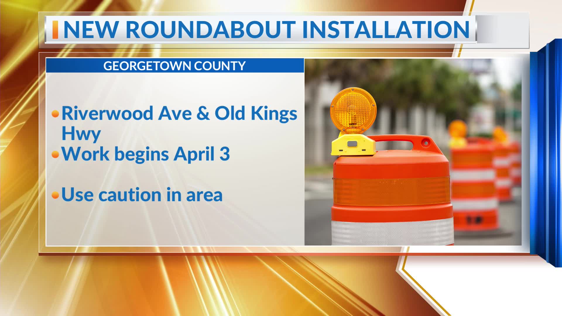 Georgetown Co. intersection to become roundabout – WCBD News 2