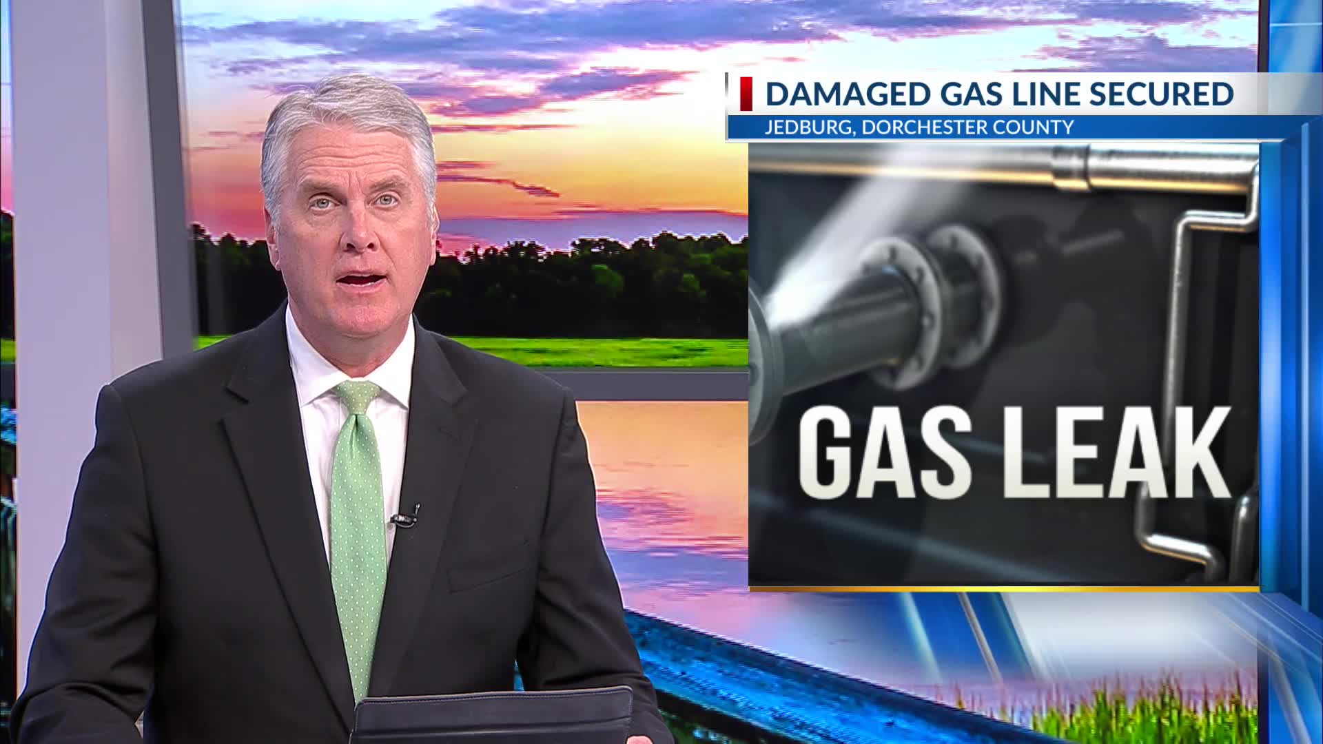 Crews fix damaged gas line on Jedburg Road – WCBD News 2