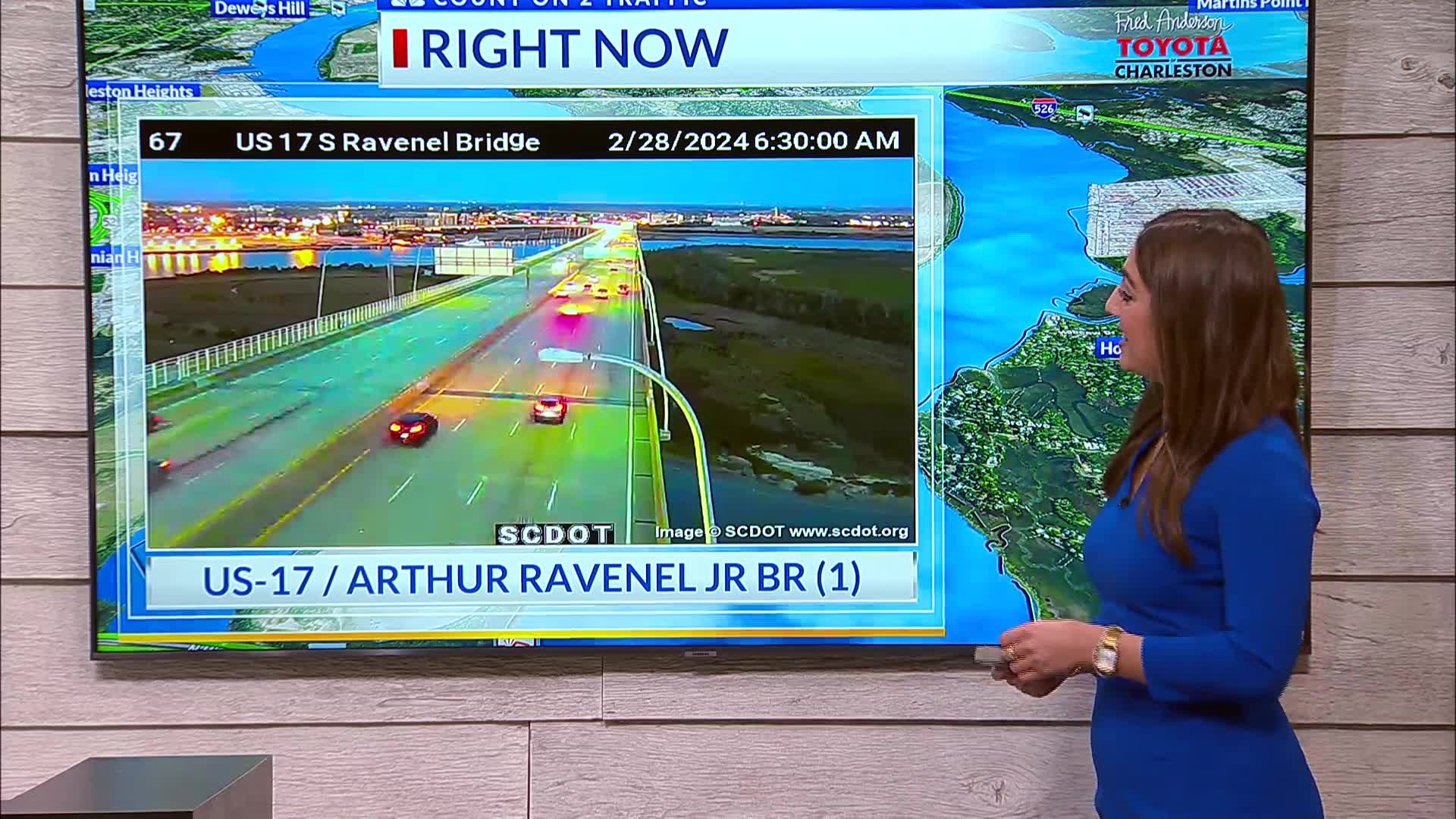 Lanes reopen on Ravenel Bridge following collision – WCBD News 2