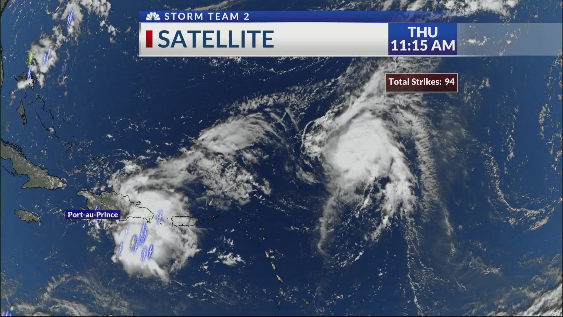 Storm Team 2 provides the latest on Humberto and Invest 94L – WCBD News 2