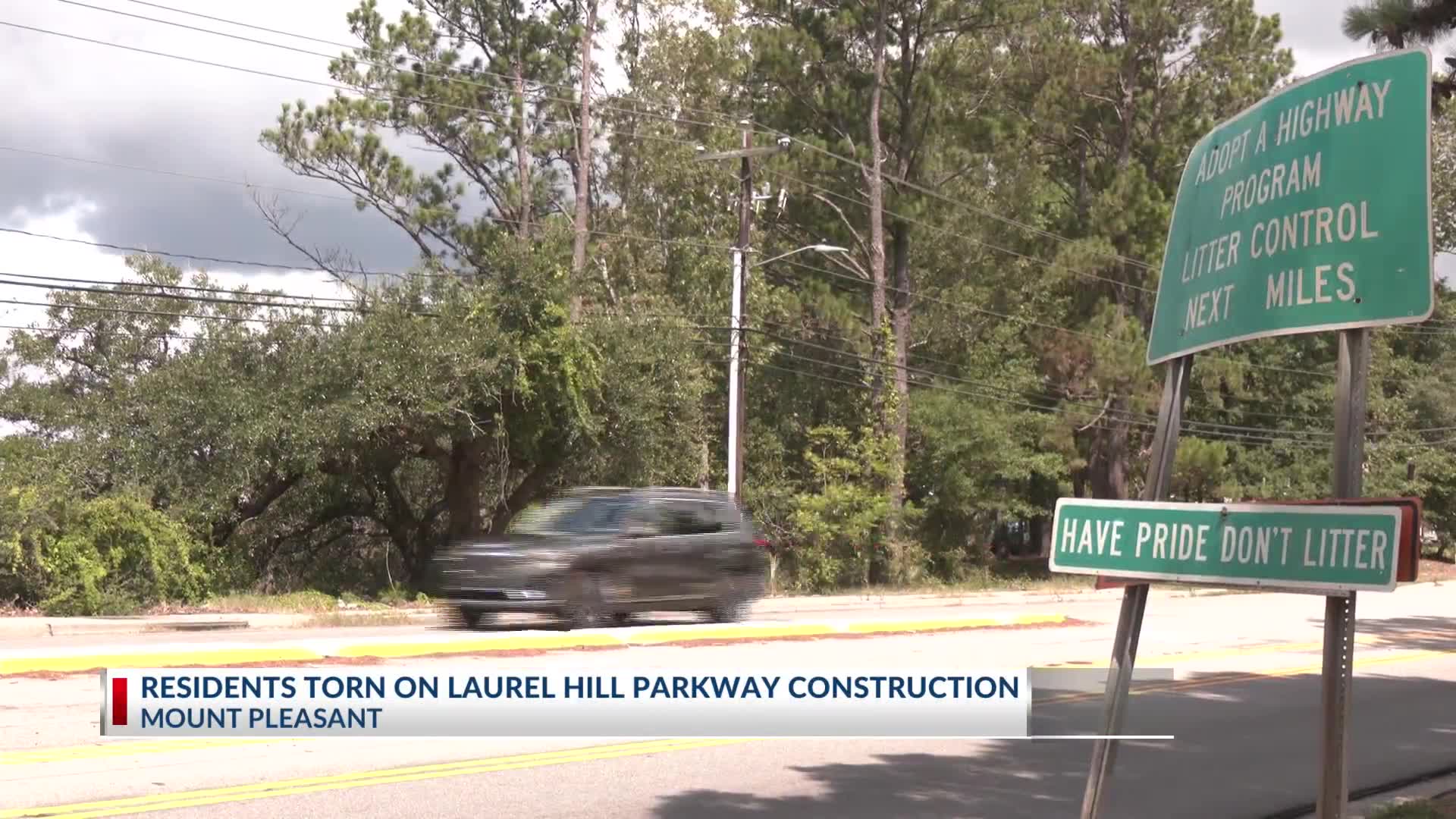 Residents town on Laurel Hill Parkway construction – WCBD News 2