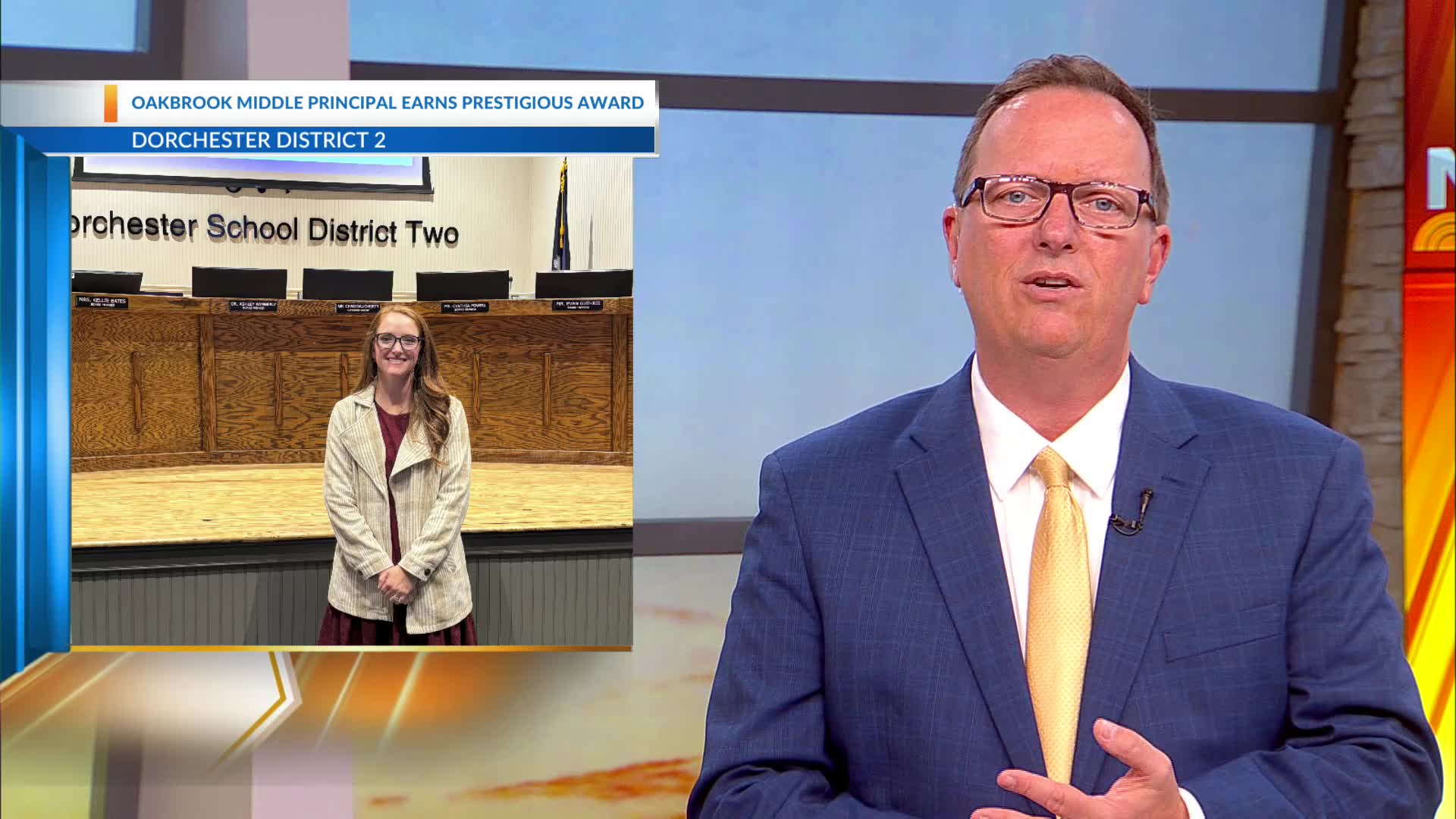 Oakbrook Middle principal earns prestigious award – WCBD News 2