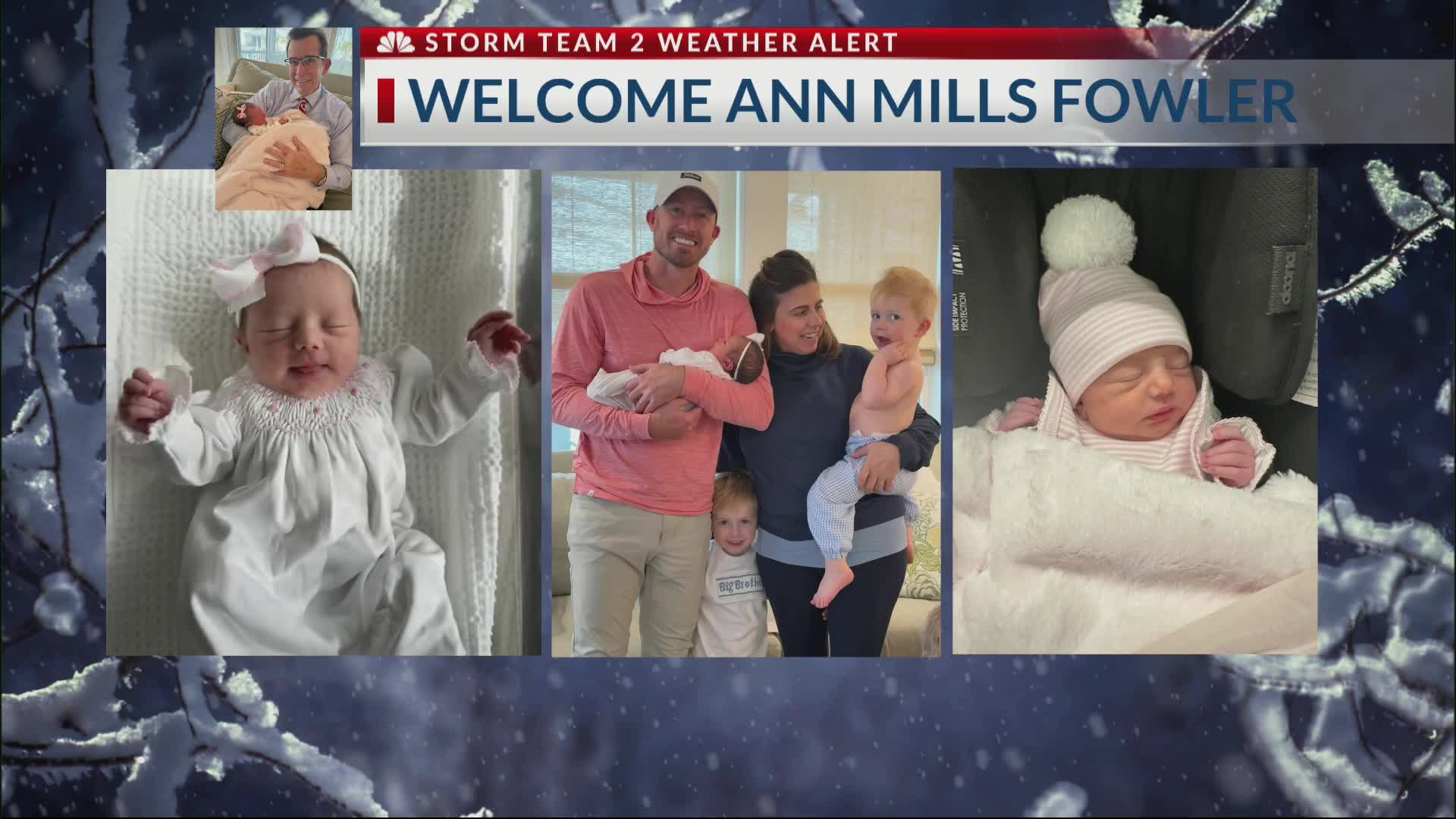 Rob Fowler welcomes the newest addition to the Fowler Family – WCBD News 2