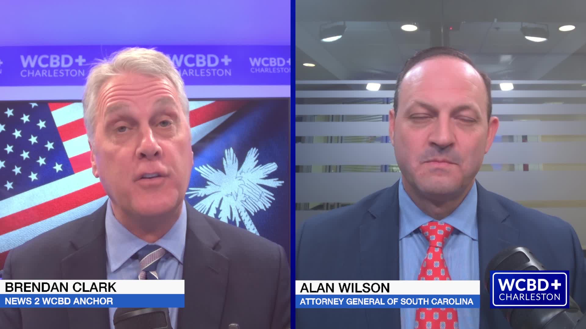 Brendan Clark interviews Attorney General , Alan Wilson – WCBD News 2