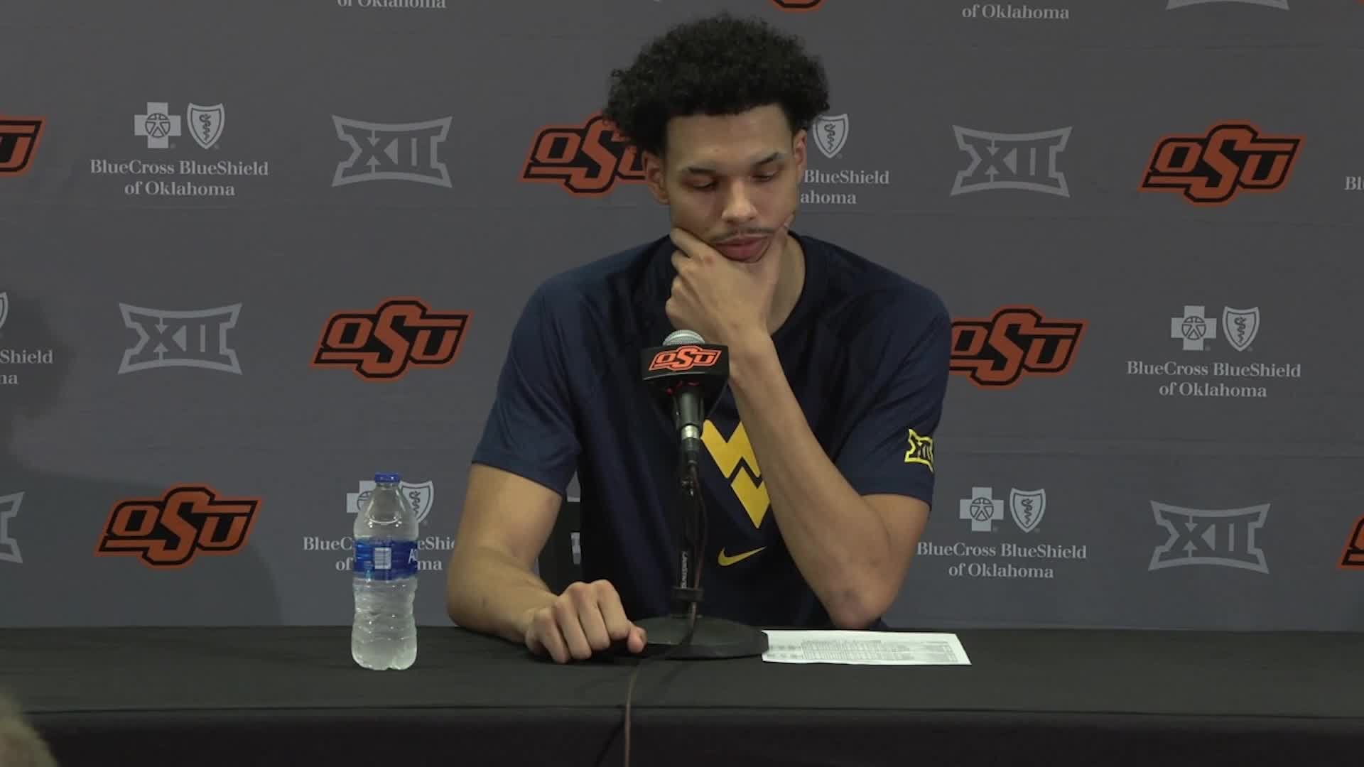 Tre Mitchell reacts to West Virginia’s loss to Oklahoma State – WBOY.com