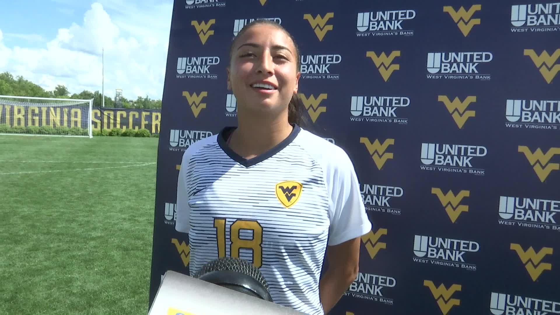 WATCH: WVU F Dilary Heredia-Beltran discusses her two assists in the ...