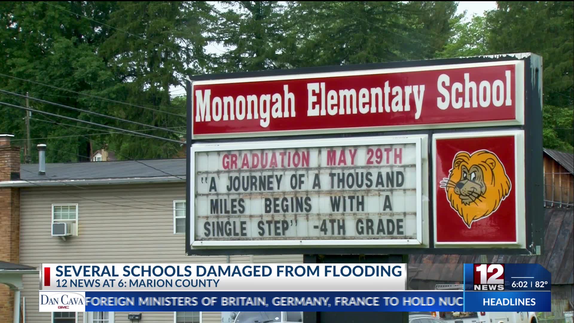 Father’s Day storm causes water damage in Marion County schools – WBOY.com