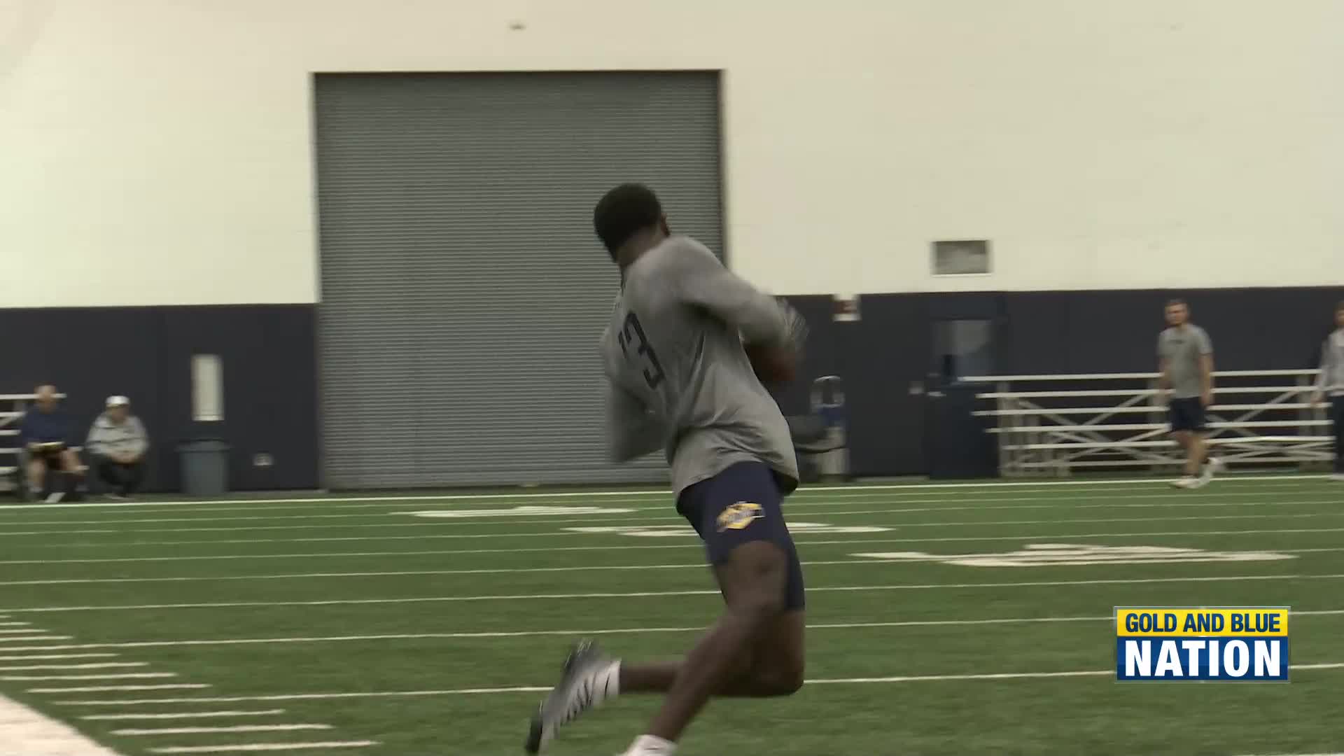 Watch: Bryce Ford-Wheaton and Sam James catch everything possible on ...