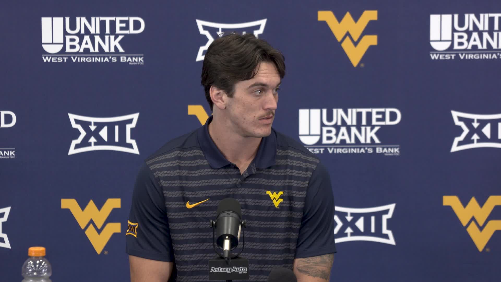 WATCH: WVU tight end Grayson Barnes recaps catching the game-tying TD ...