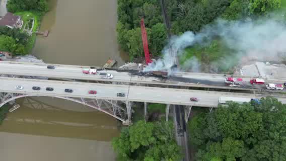 I-79 fatal truck fire drone footage – WBOY.com