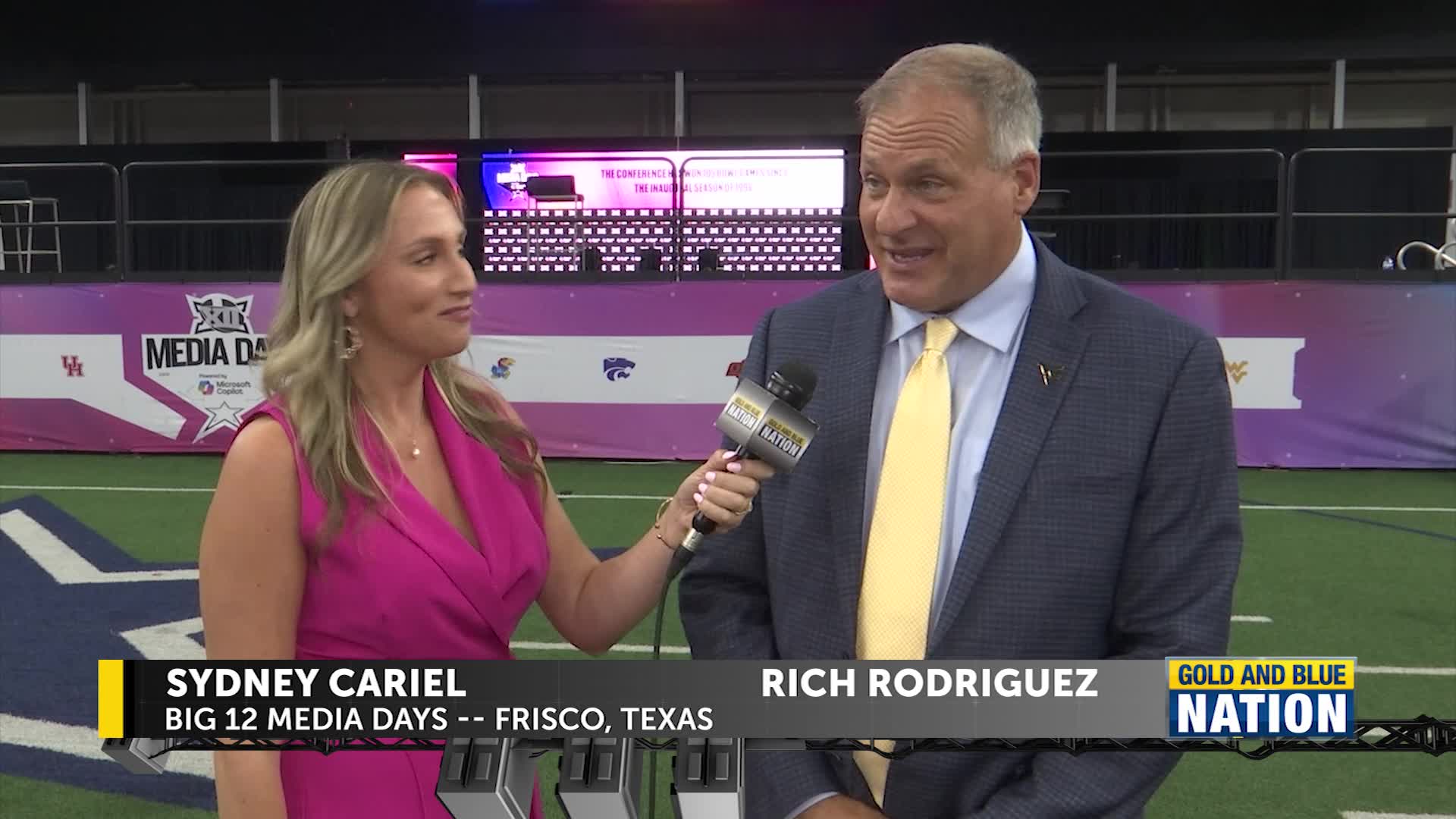 GBN EXCLUSIVE: Sydney Cariel goes one-on-one with WVU HC Rich Rodriguez ...