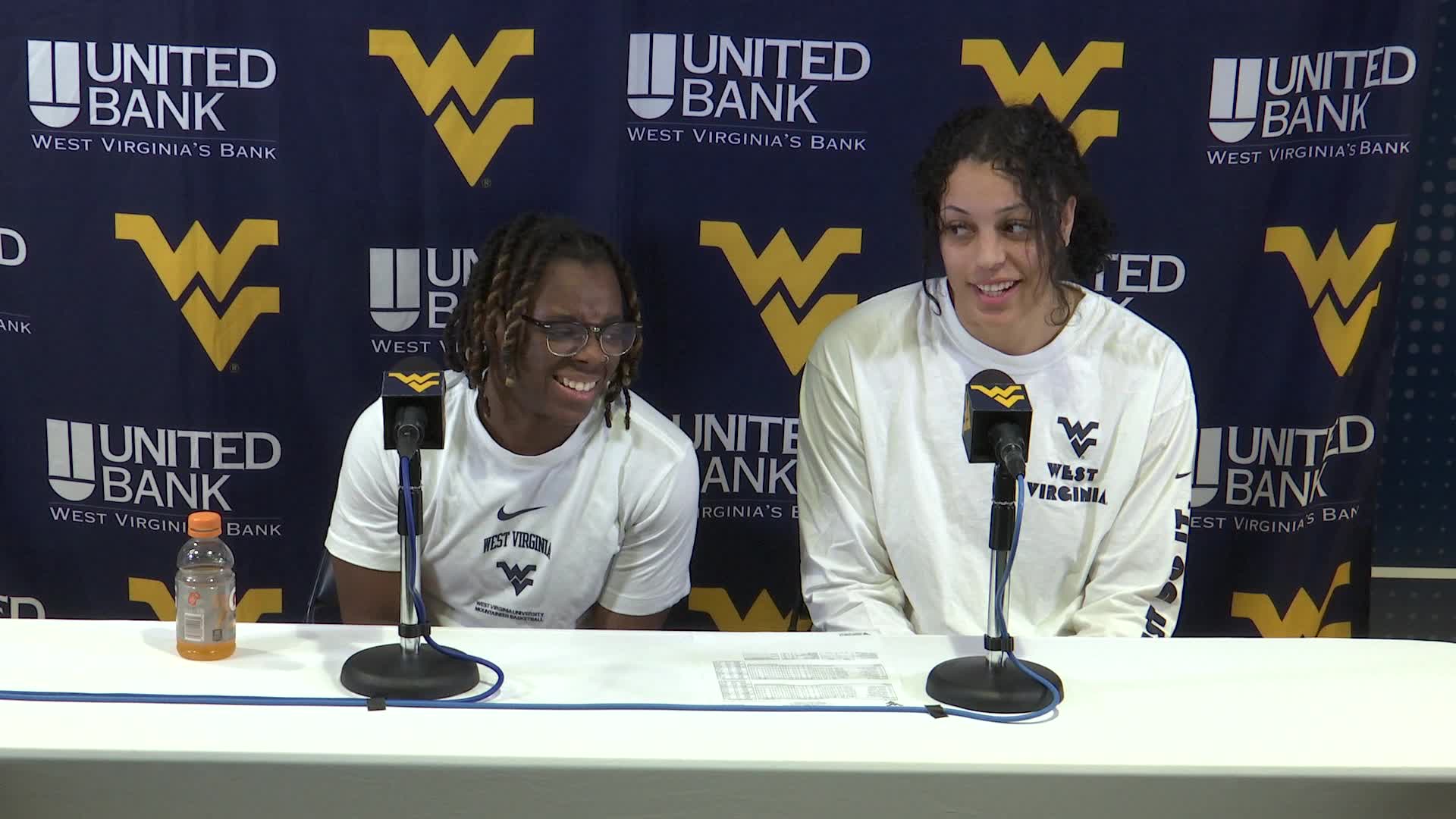 Madisen Smith, Isis Beh speak after WVU’s win over Kansas – WBOY.com