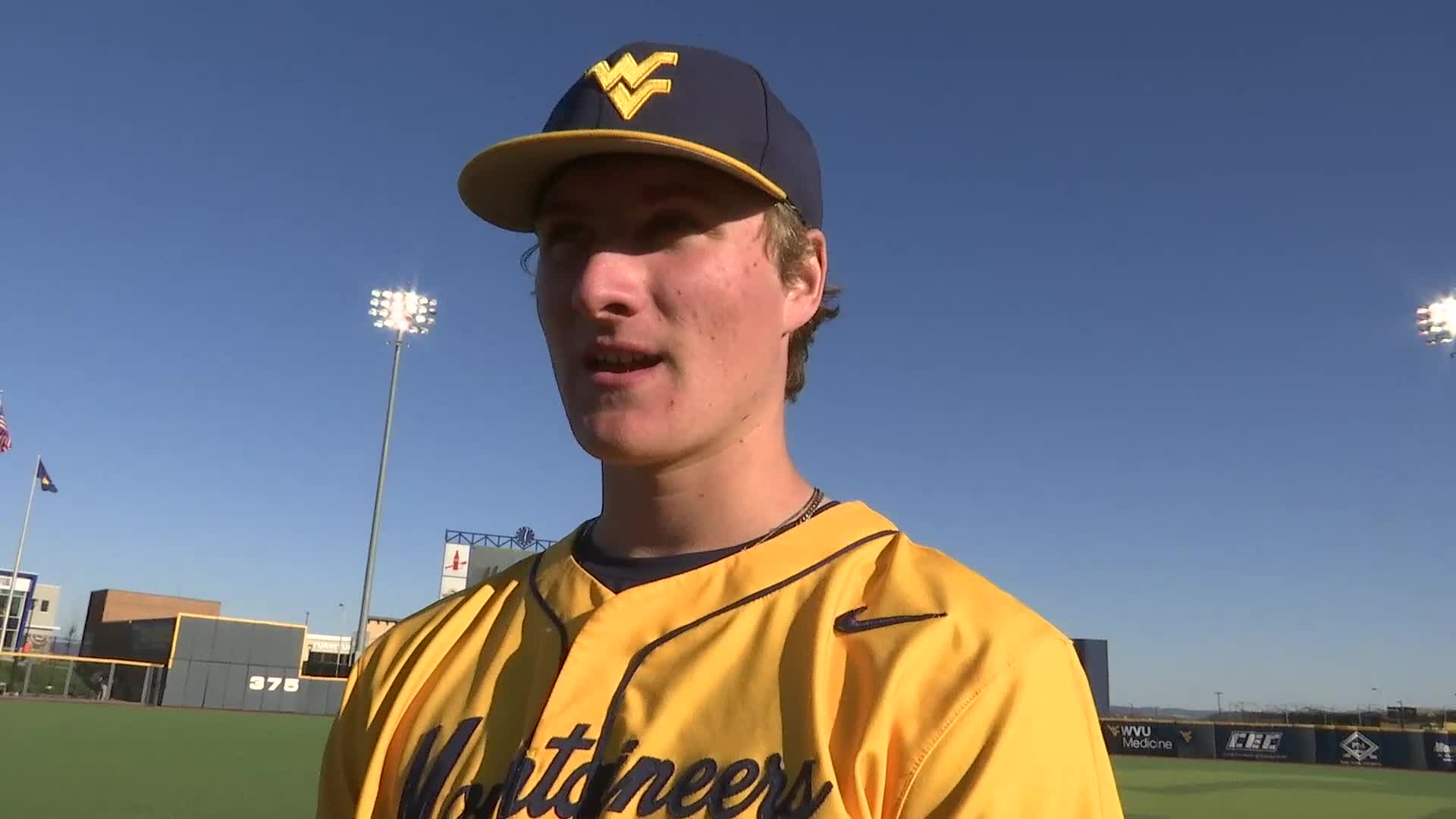 Watch: Freshman Robby Porco reacts to his 12-strikeout performance ...