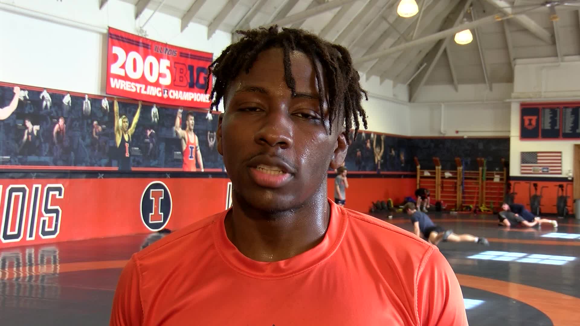 Dedicated practice routine pays off for Illinois wrestler Edmond Ruth ...