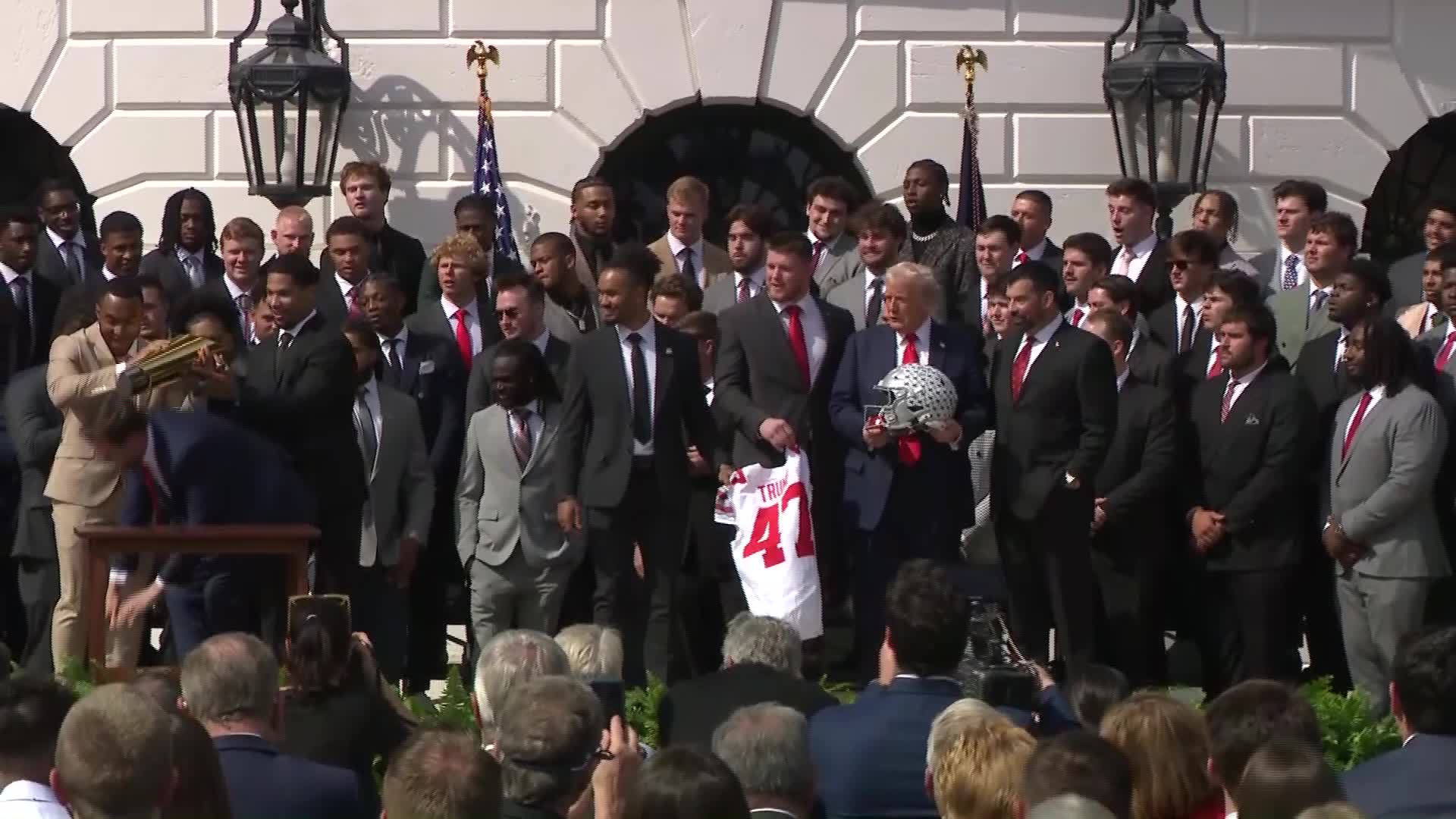Ohio State football team visits White House – WSPA 7NEWS