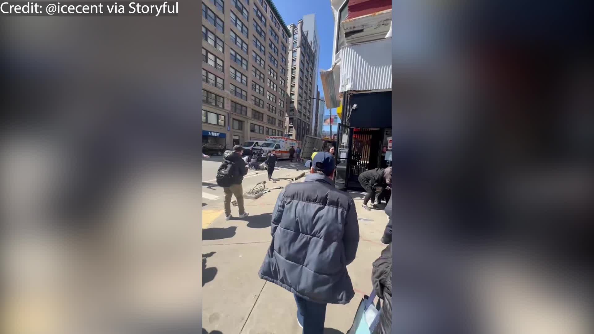 ‘He Lost Control’: Box Truck Crash Injures at Least 6 in Downtown ...