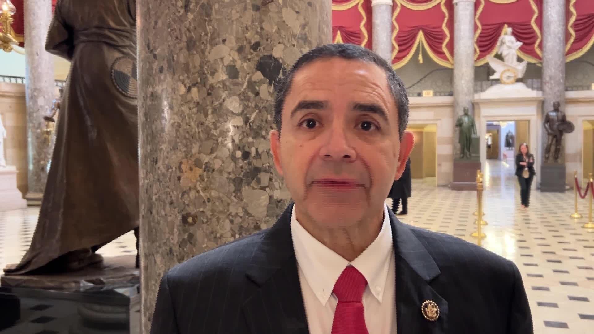 Rep. Henry Cuellar (D-Texas) speaks with Washington correspondent Vinay ...
