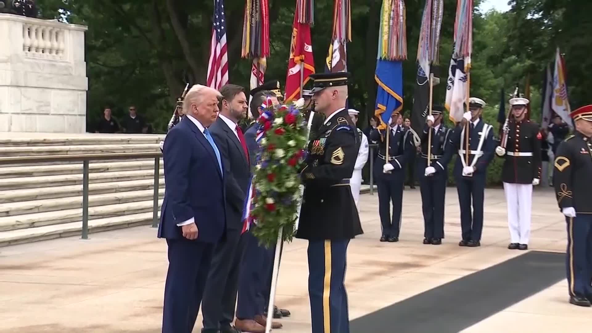 President Trump honors fallen soldiers on Memorial Day – WTRF