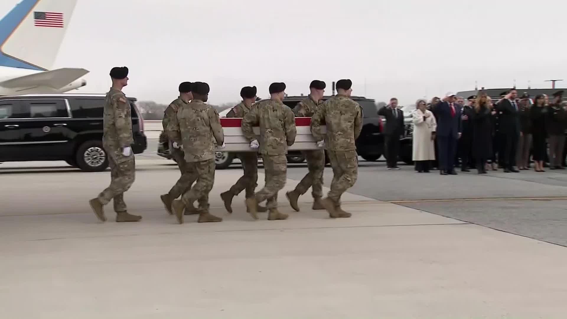 First 6 U.S. military casualties in Iran arrive back, as Trump promises ...