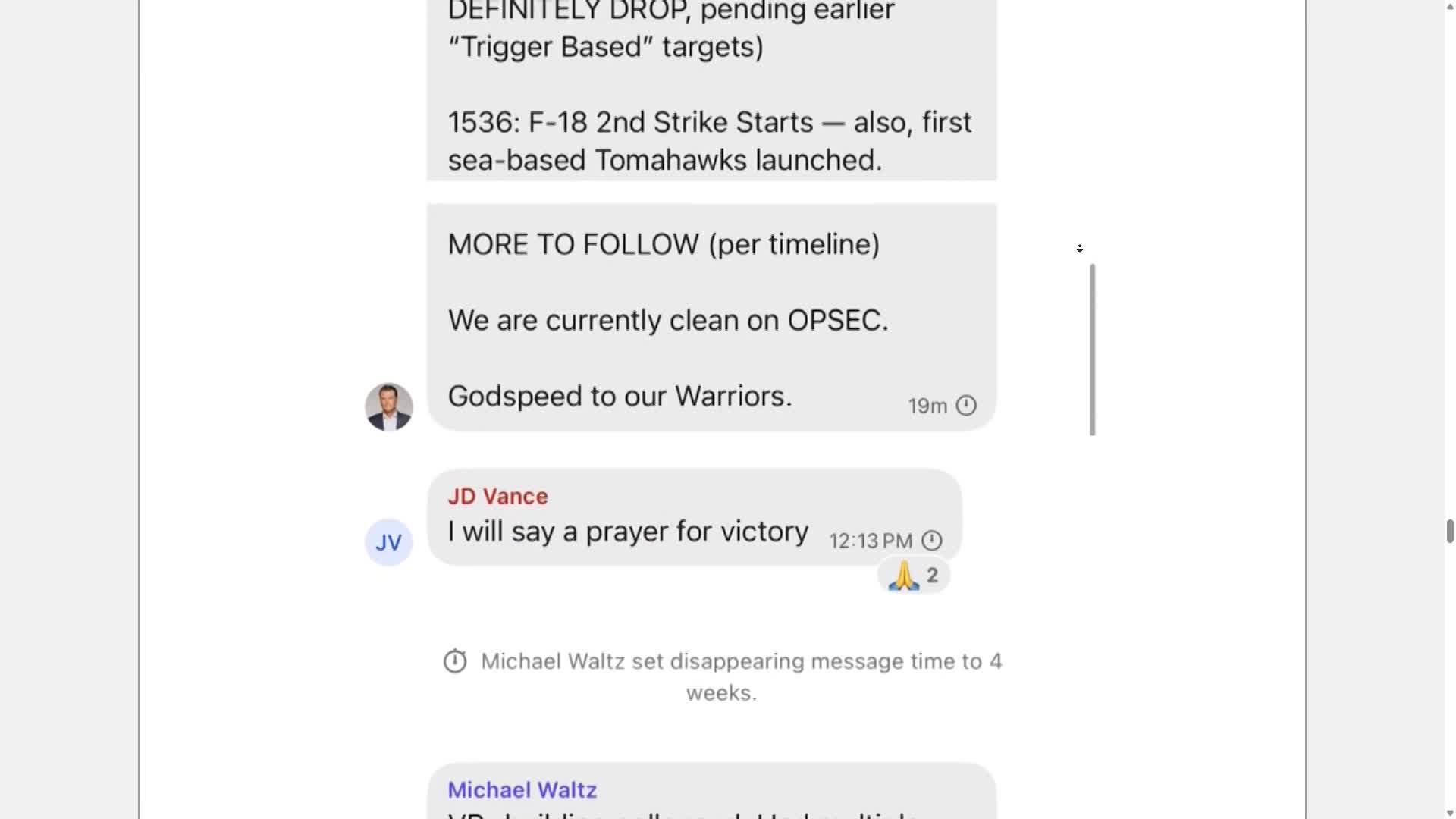 Atlantic magazine releases more messages from group chat – WTRF