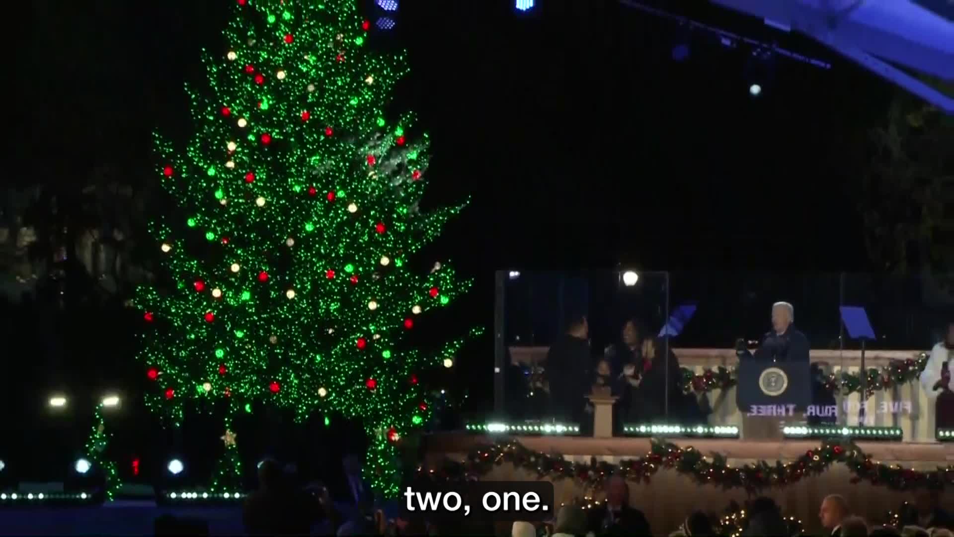 Biden lights National Christmas tree for last time as president – FOX31 ...