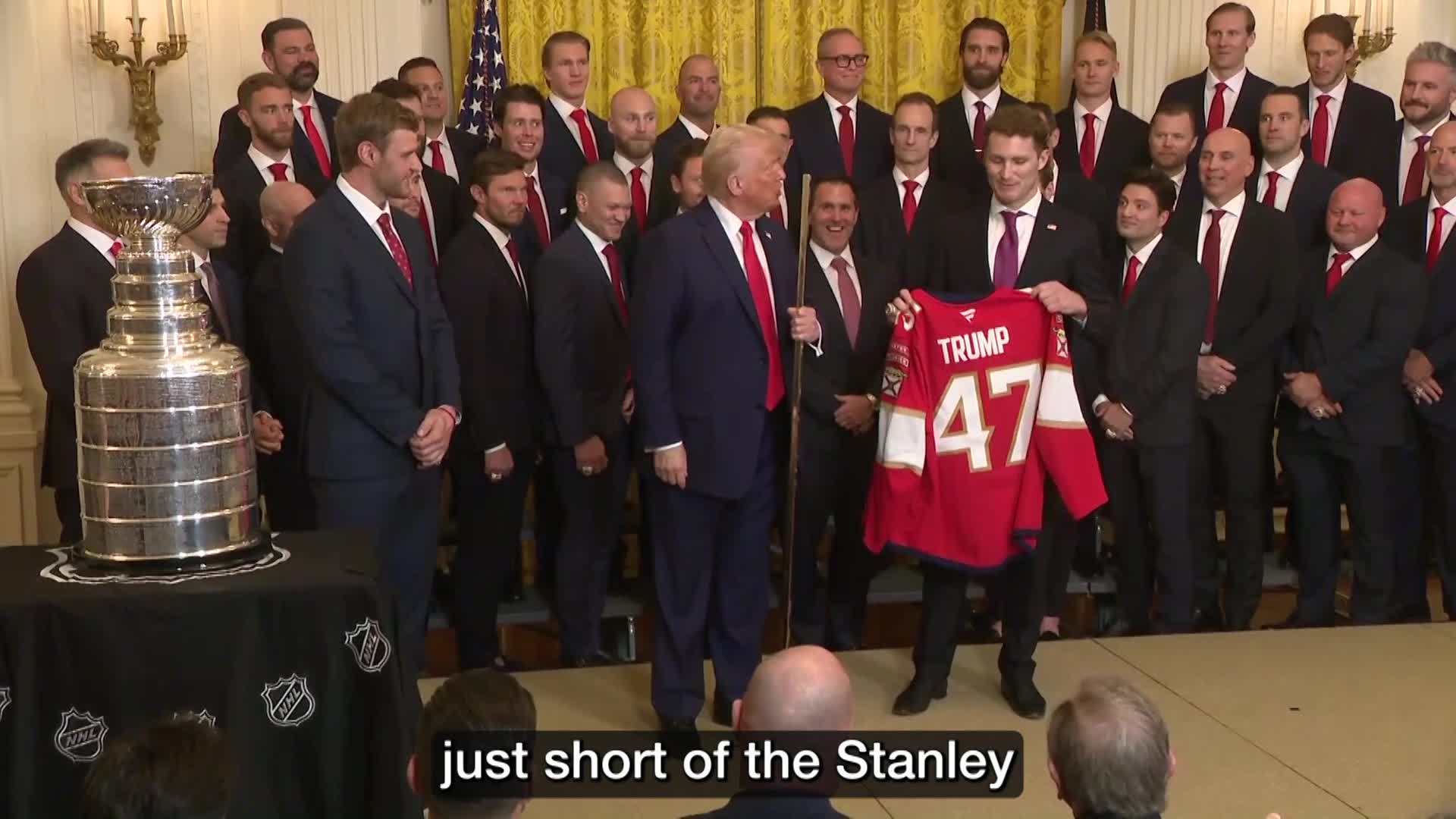 President Trump welcomes Florida Panthers to White House – WTRF