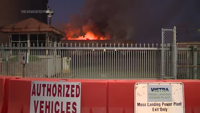 Fire at one of the world’s largest battery plants in California forces ...