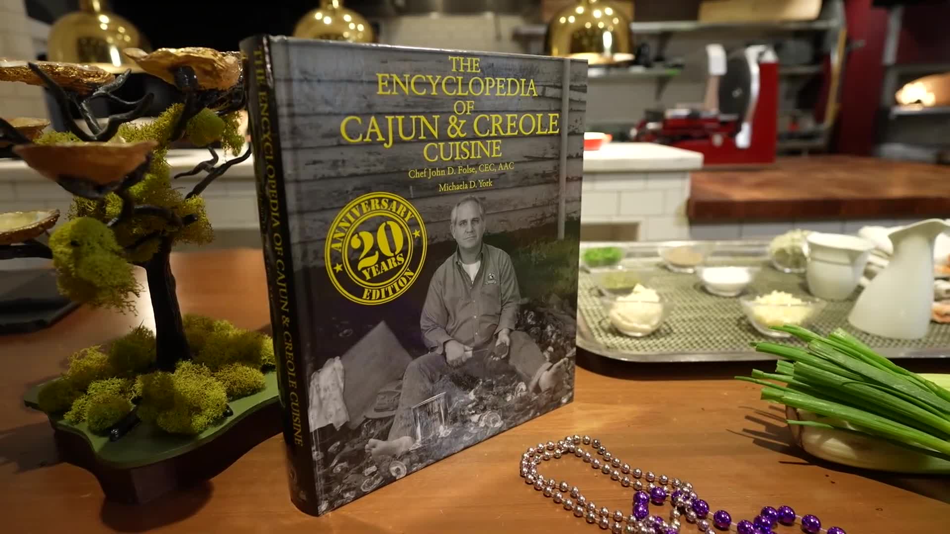 Chef John Folse Prepares Cajun Steak Bites with Spicy Blue Cheese Cream ...