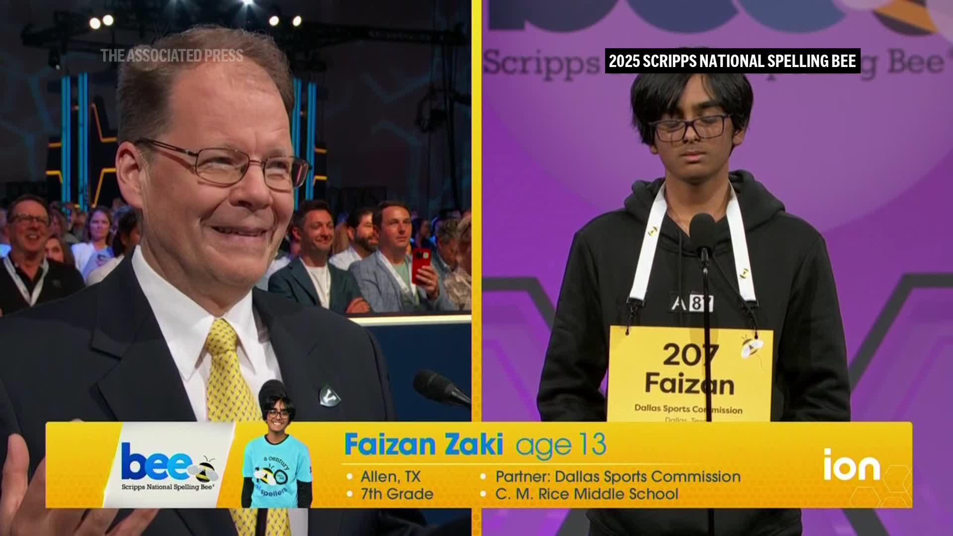 Faizan Zaki wins the Scripps National Spelling Bee – WGN-TV