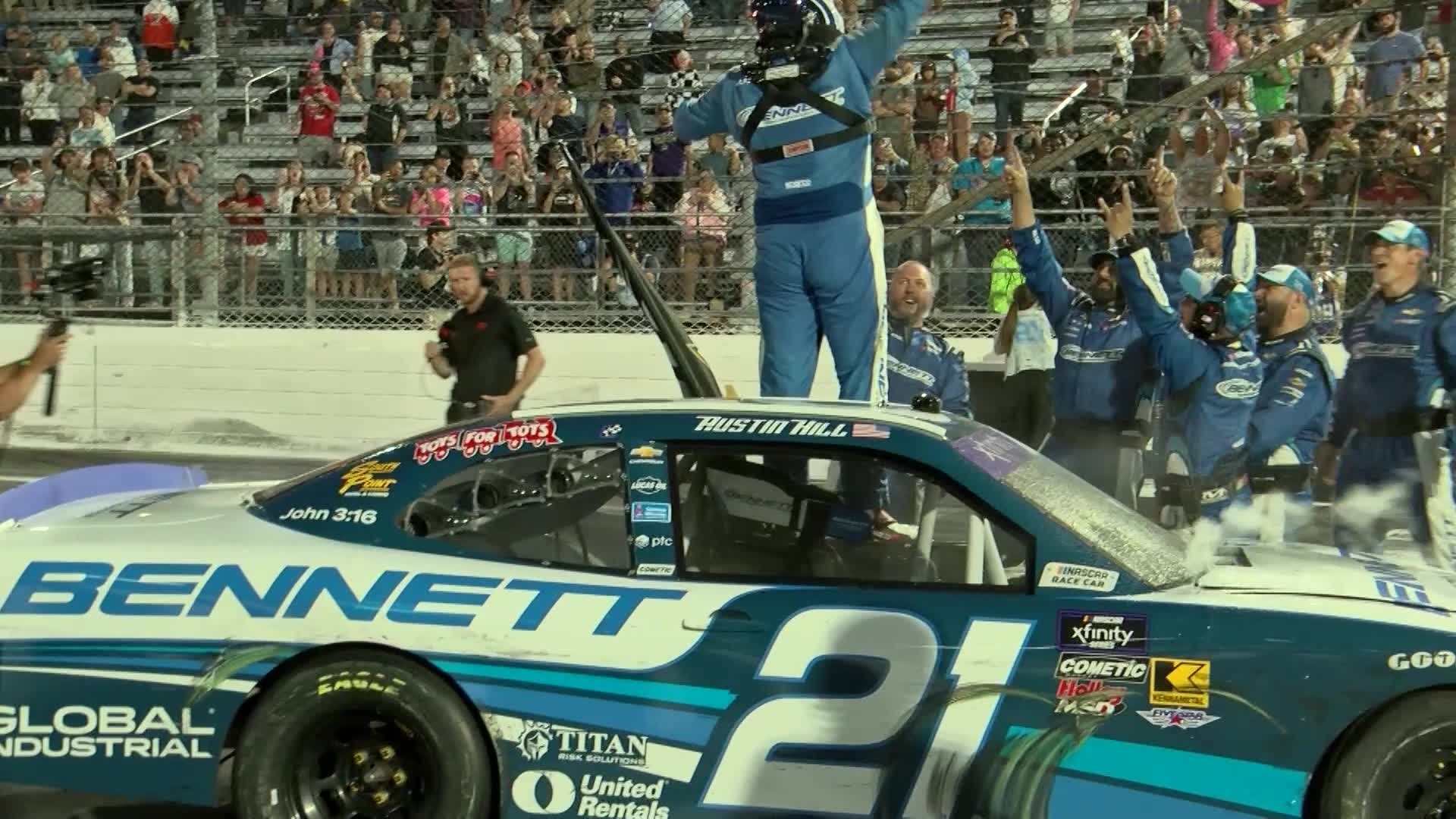 Austin Hill gives Richard Childress Racing its 100th Xfinity Series win ...