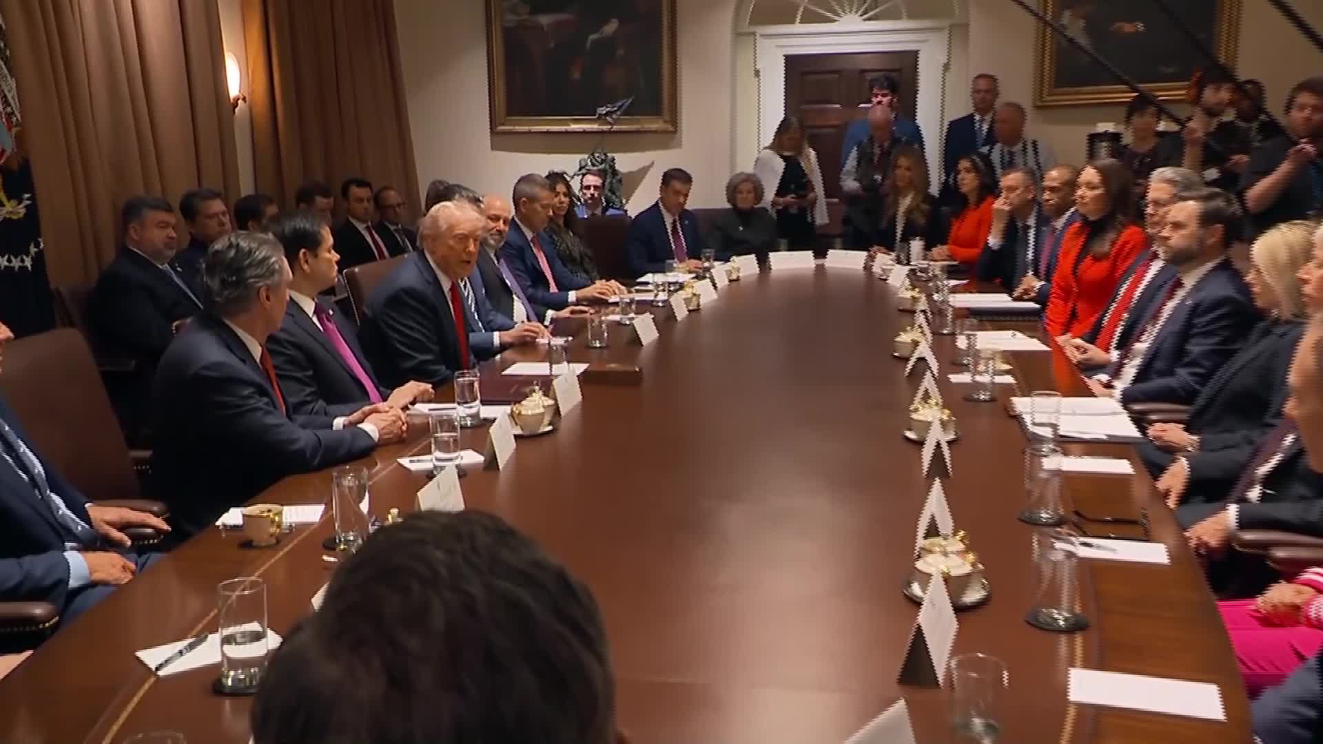 Musk touts government cuts at first cabinet meeting – WIVT – News 34