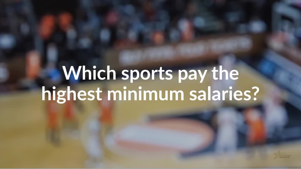 Which sports pay the highest minimum salaries? – WRBL