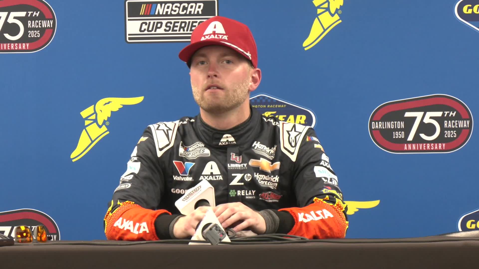 William Byron earns 15th pole ahead of Goodyear 400 at Darlington ...