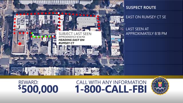 FBI releases new video of a suspect planting a pipe bomb near DNC ...