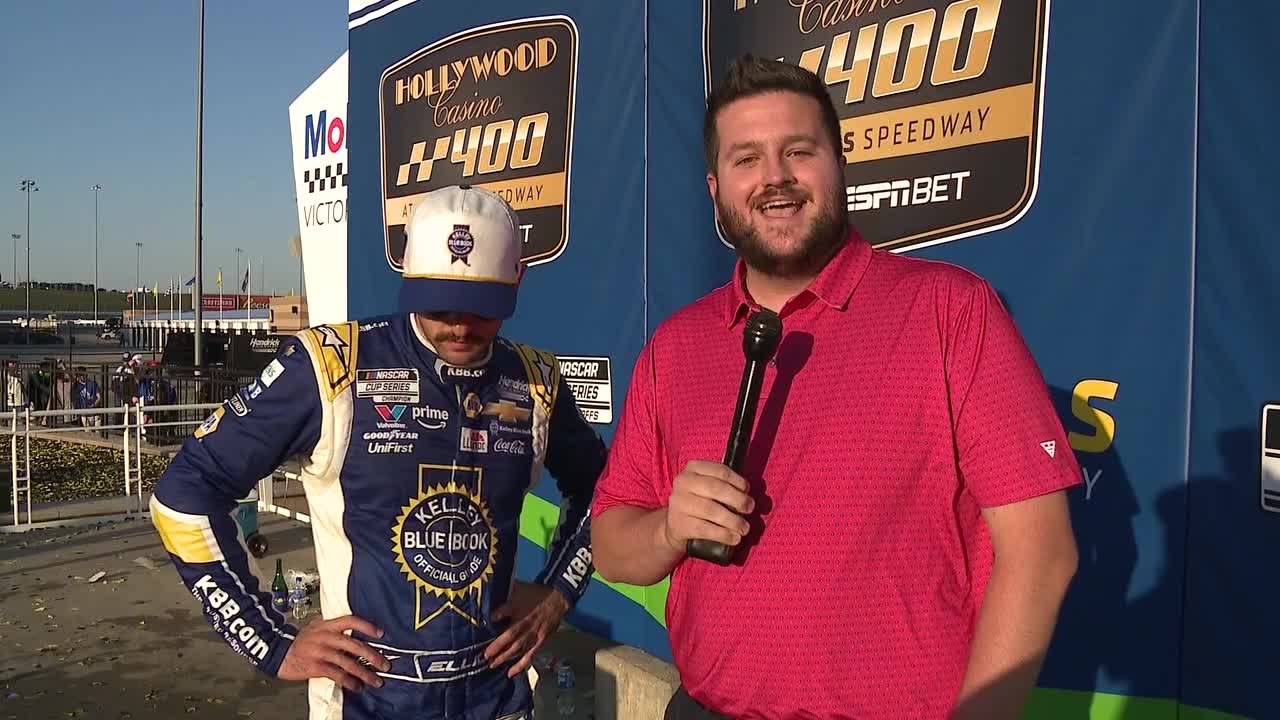 Elliott on advancing to third round of NASCAR playoffs at Kansas ...