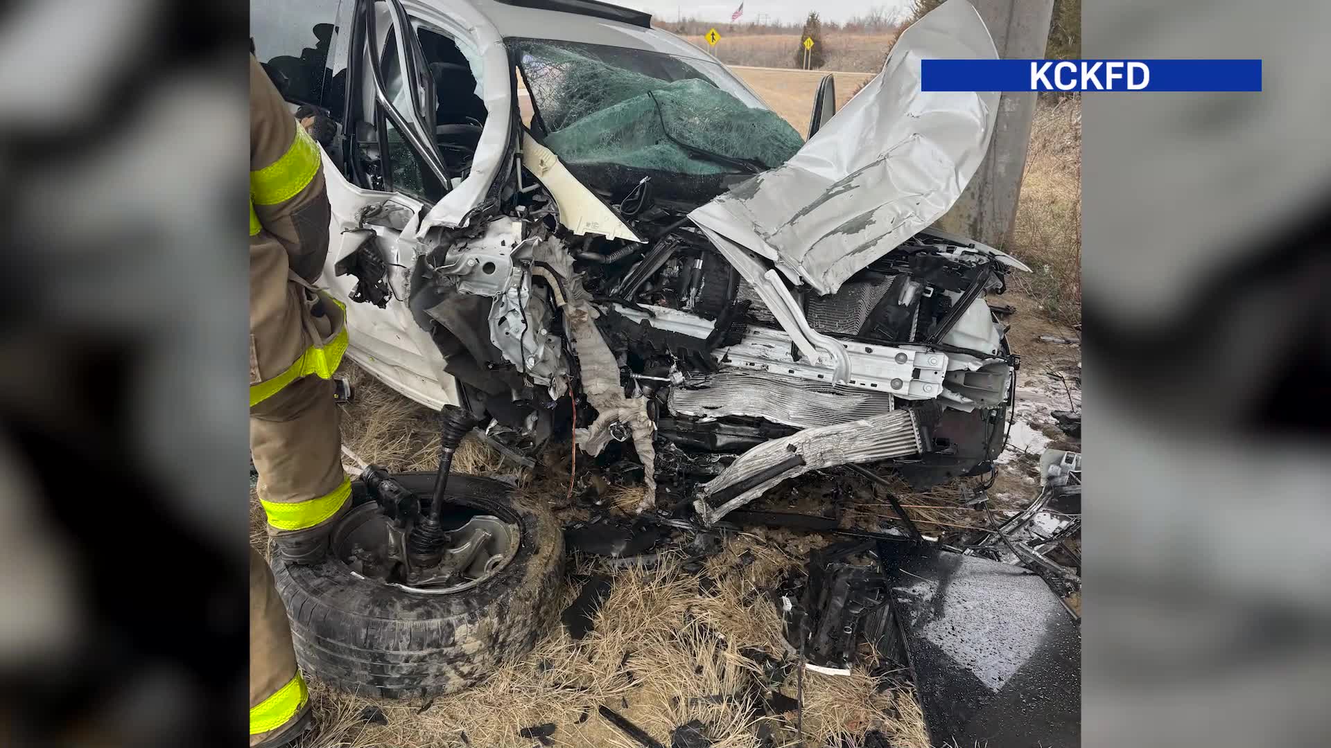 KCK firefighters seek bystander who saved driver from burning car – FOX ...