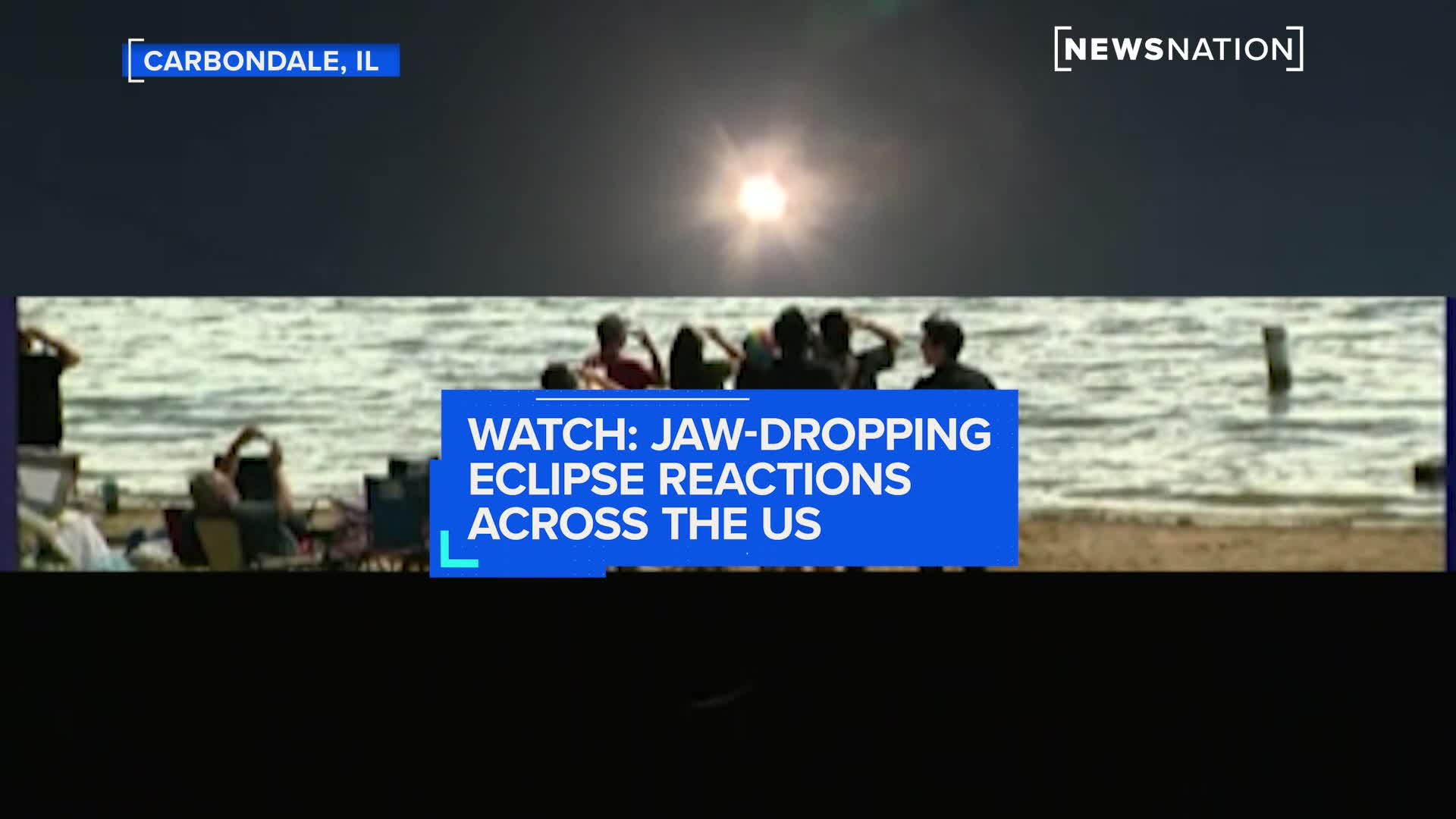 Watch: Jaw-dropping eclipse reactions across the US – NewsNation