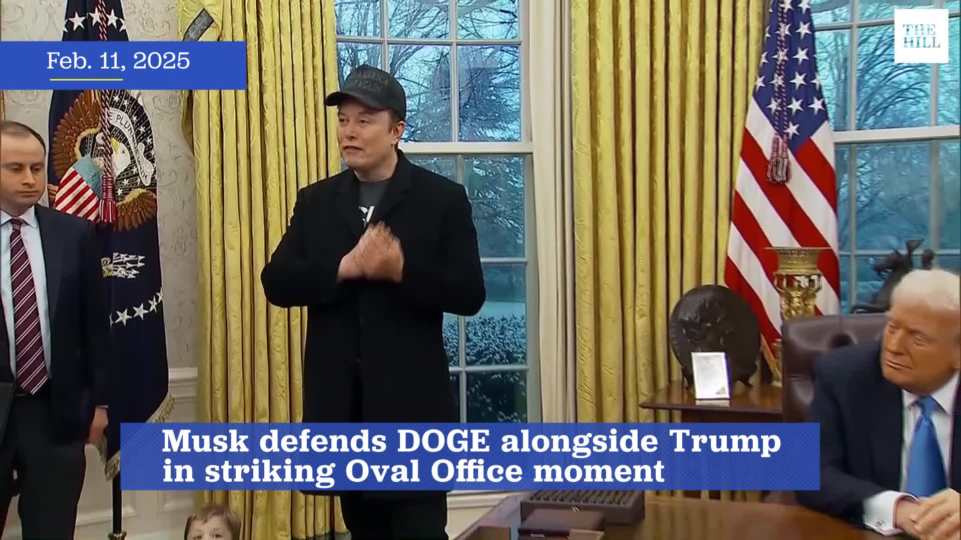 Musk defends DOGE alongside Trump in striking Oval Office moment ...