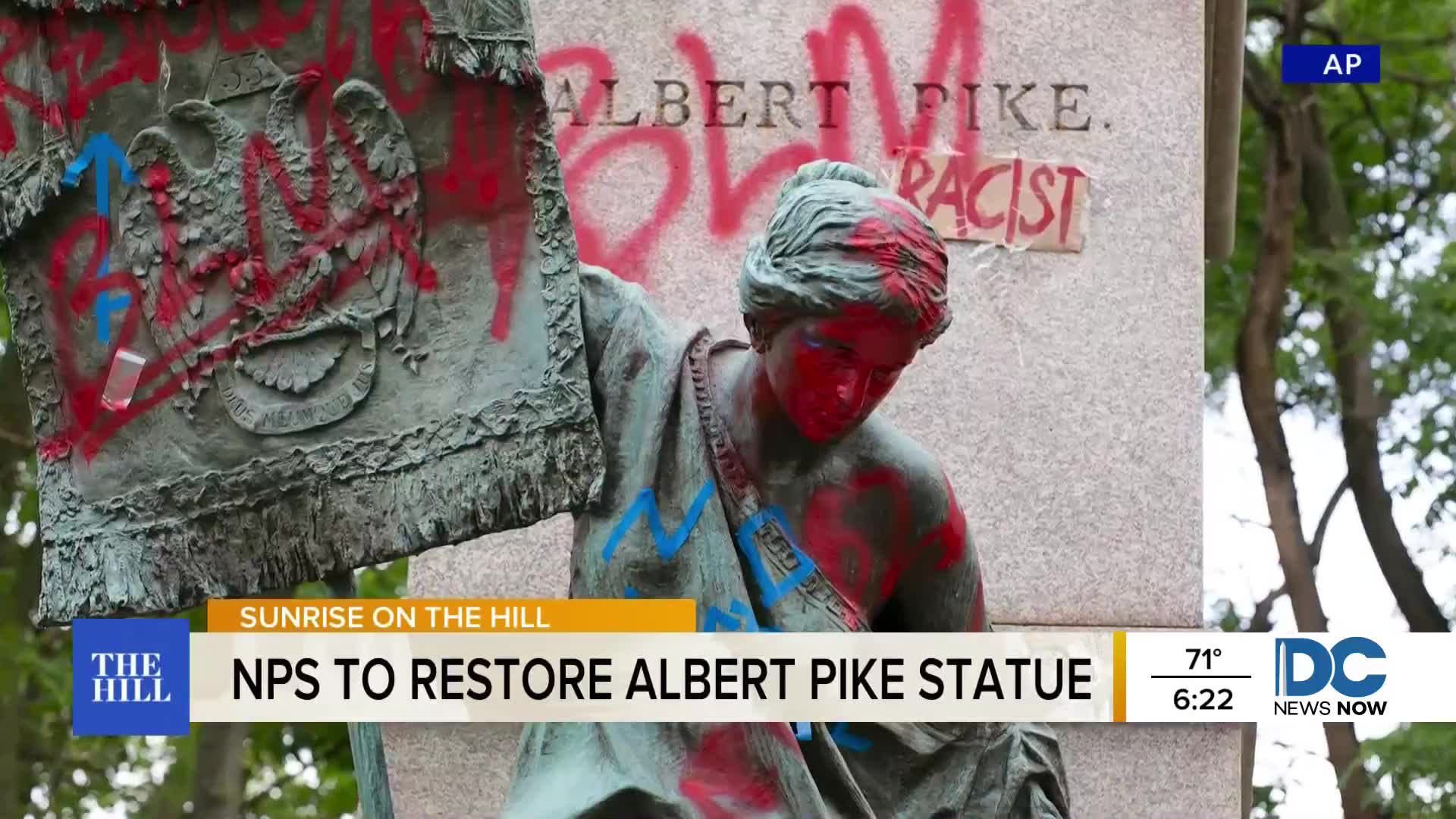 NPS To Restore Albert Pike Statue – The Hill