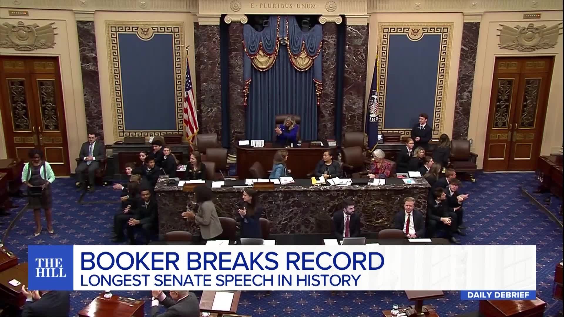 No bathroom breaks: How Booker accomplished record Senate speech – WFLA