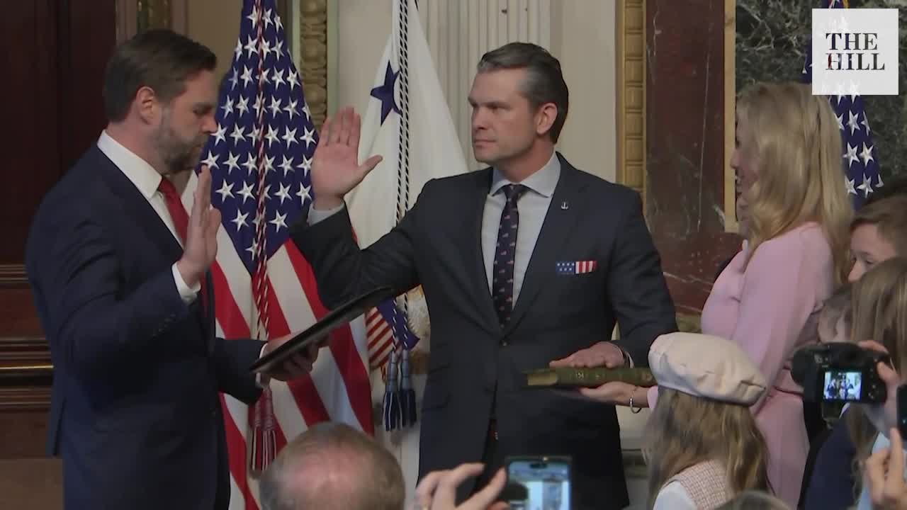 Watch: Hegseth sworn in as Defense secretary – KGET 17 News