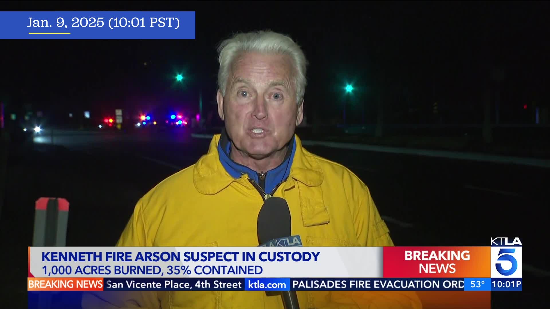 LA police report citizens arrest Kenneth Fire arson suspect (KTLA ...