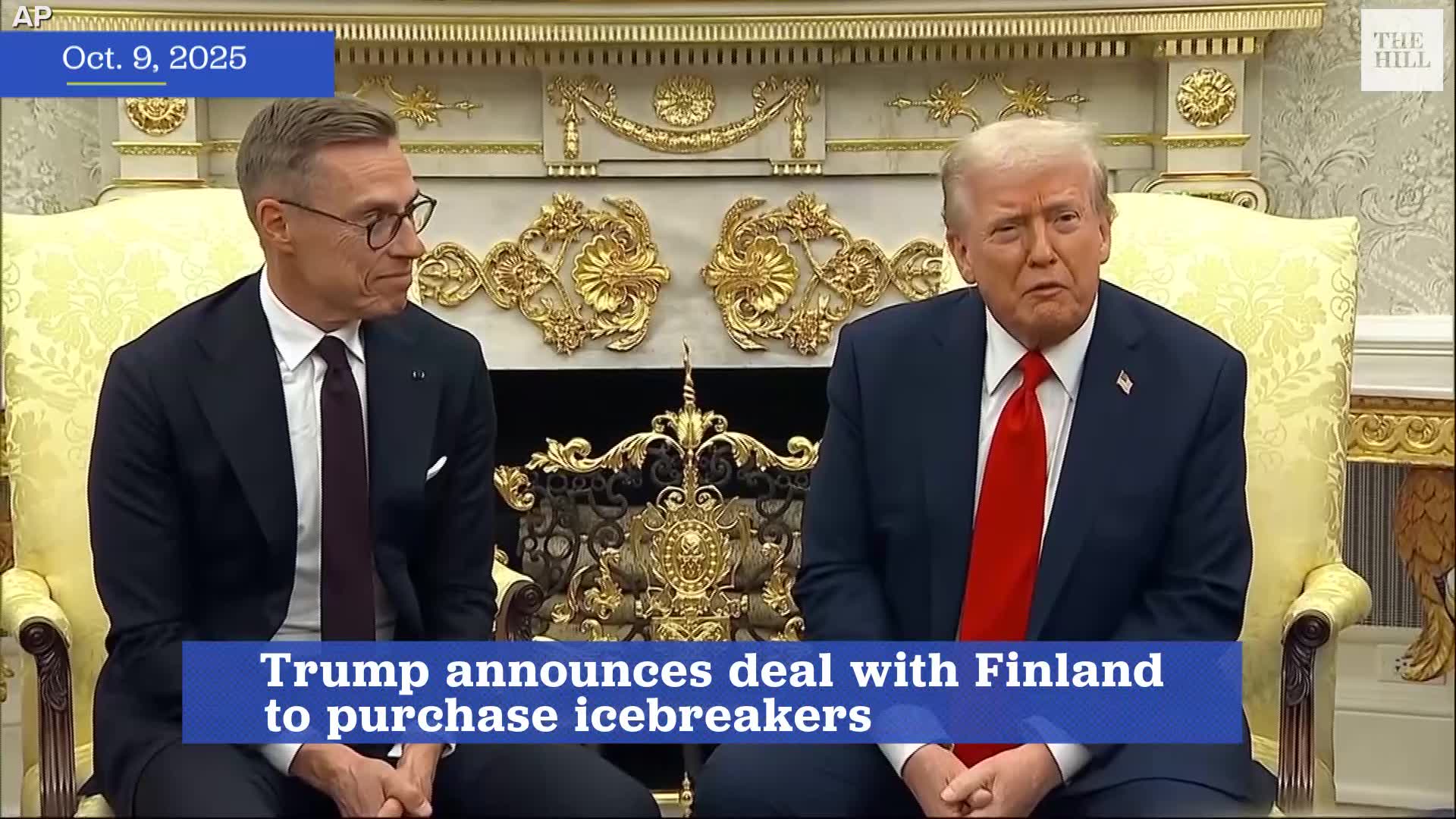 Trump announces deal with Finland to purchase icebreakers – The Hill