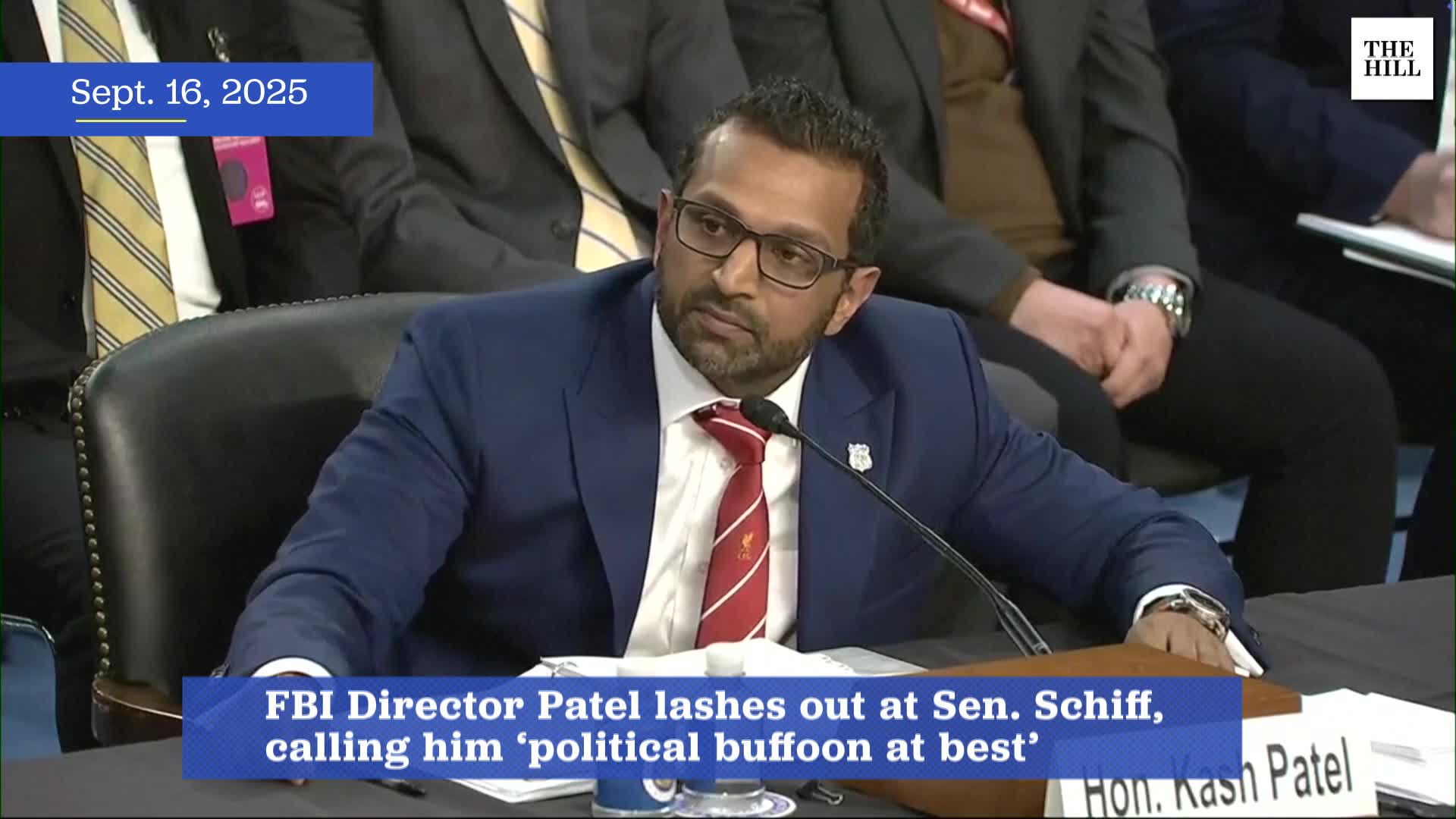 Patel lashes out at Schiff, calling him ‘political buffoon at best ...