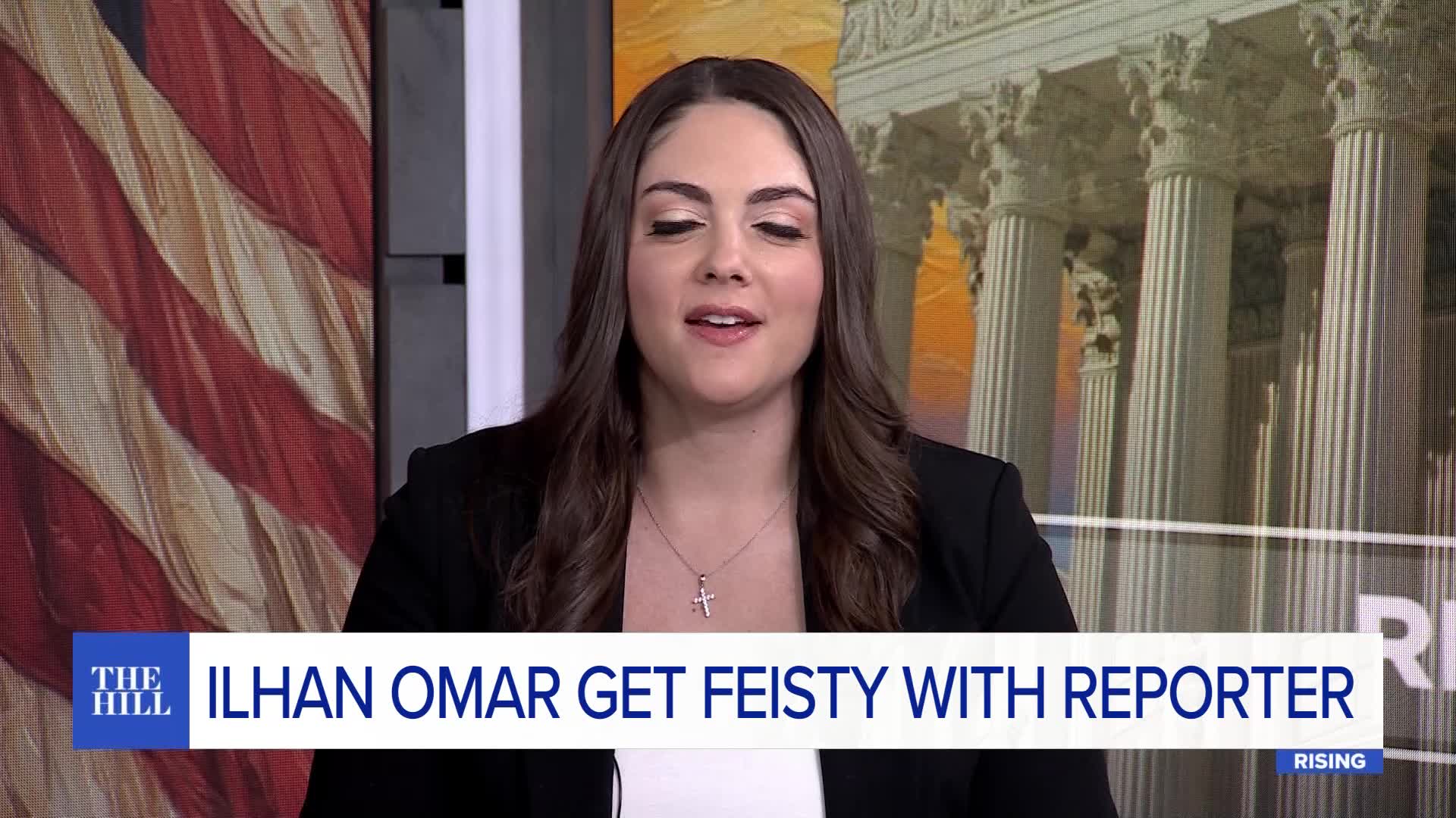 Ilhan Omar gives explicit response to reporter asking her about Dems ...